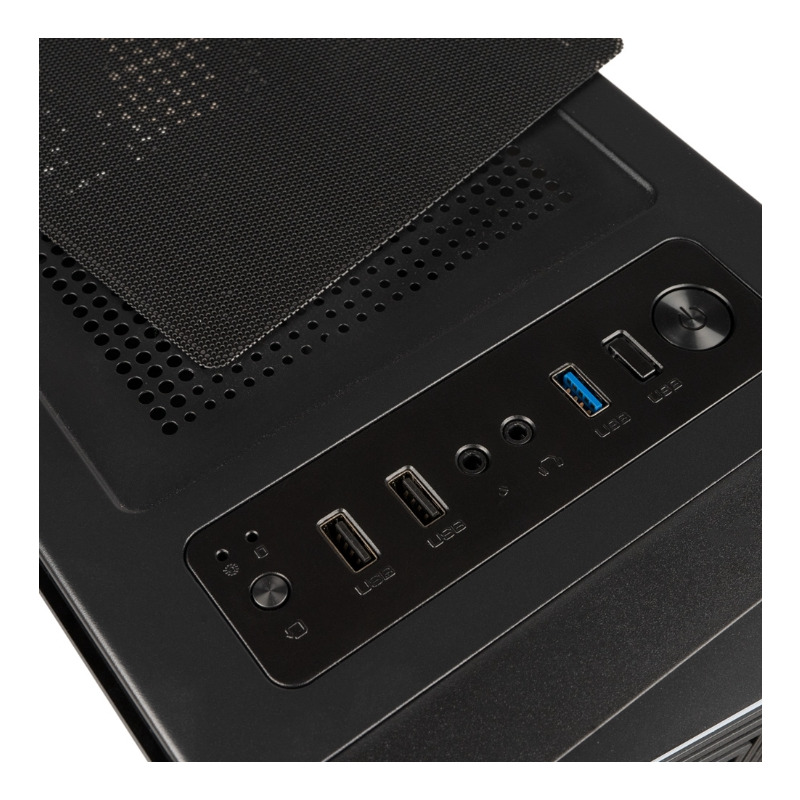 Carcasa Spacer Warrior Black - PC Garage