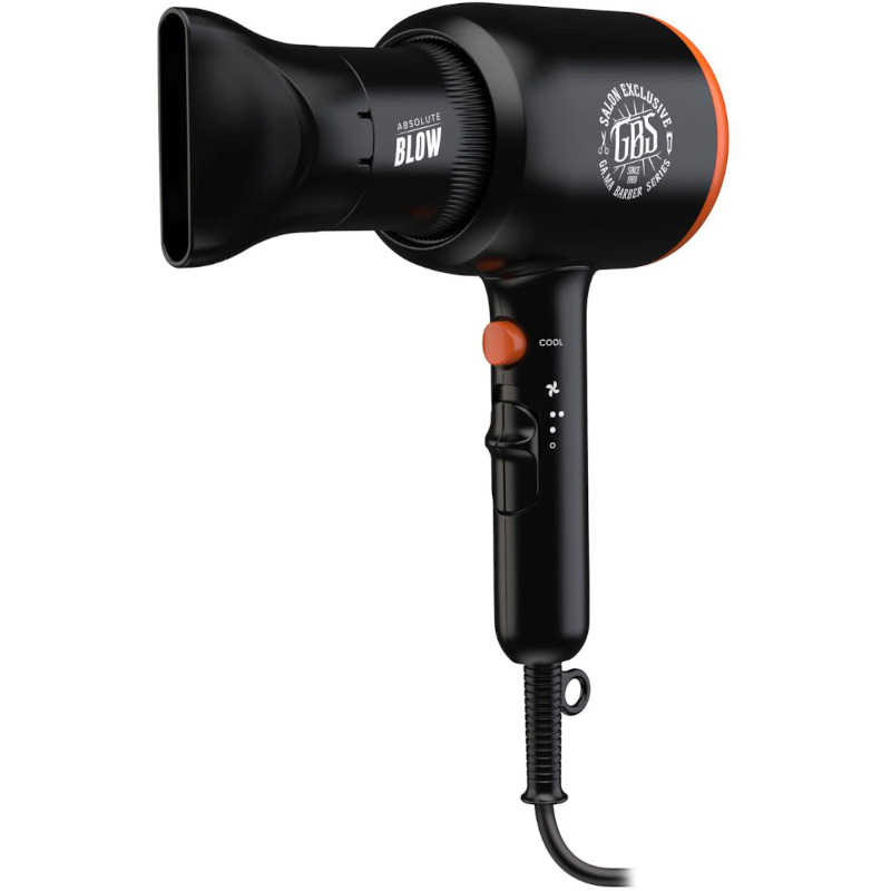 Uscator de par Gama GBS Absolute Blow SHB7025, 2000W, Negru/Portocaliu ...