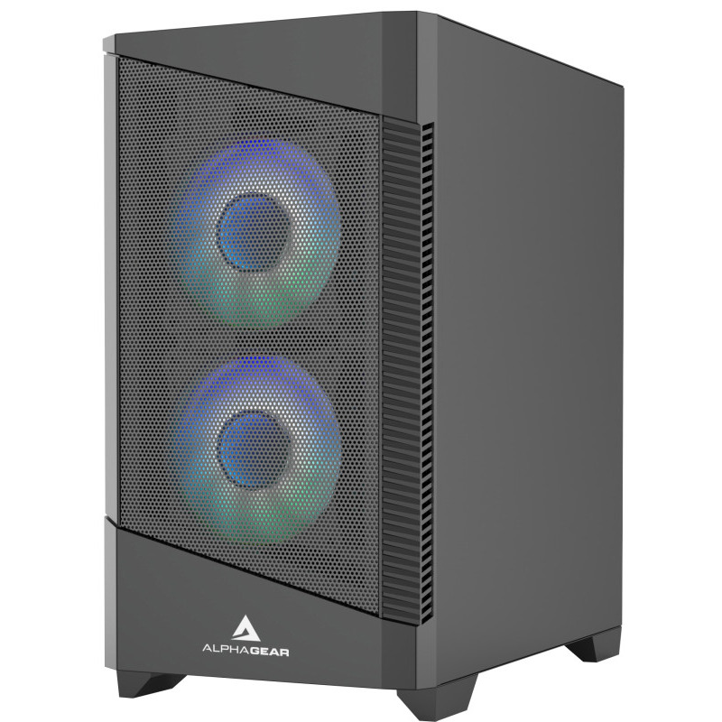 Carcasa ALPHAGEAR Monarch RGB black - PC Garage