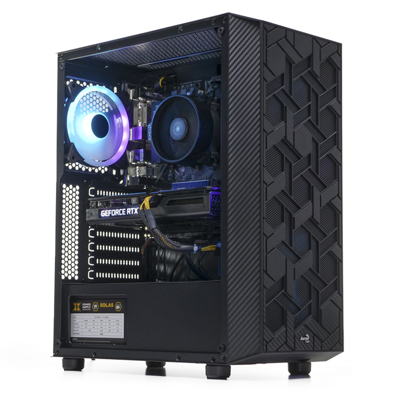 PC Gaming BALAUR Epic Plus, AMD Ryzen 5 5600 3.5GHz, 16GB DDR4, 500GB ...