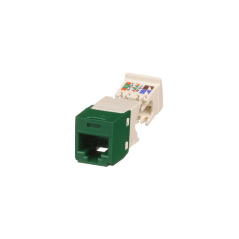 Accesoriu retea PANDUIT Mini-Com Module CAT6 UTP TG Green - PC Garage