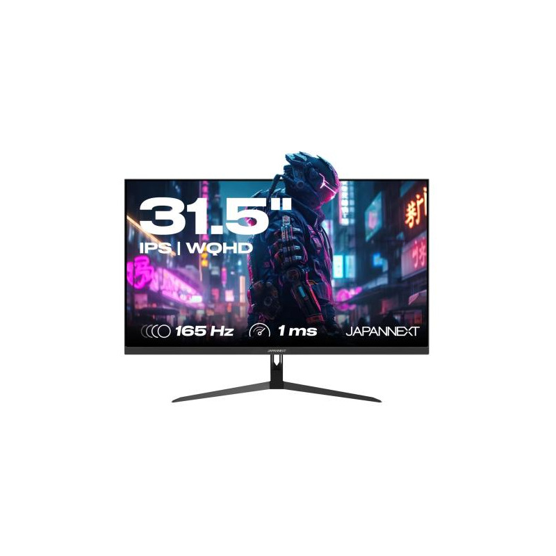 Monitor LED JAPANNEXT Gaming IPS315WQHD165F 31.5 inch QHD IPS 1 ms 165 Hz HDR FreeSync - PC Garage