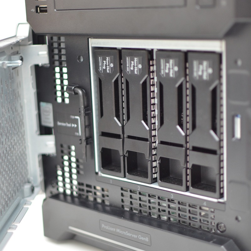 Server HP ProLiant MicroServer Gen8, Procesor Intel® Xeon® E3-1220L v2 ...