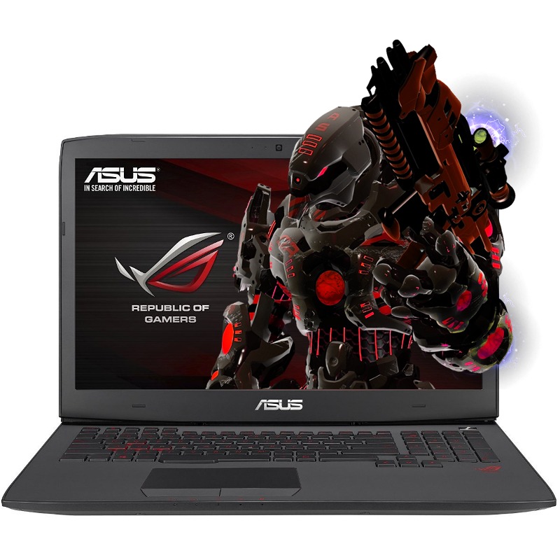 Laptop ASUS Gaming 17.3" ROG G751JM, FHD, Intel® Core™ i7-4710HQ (6M ...