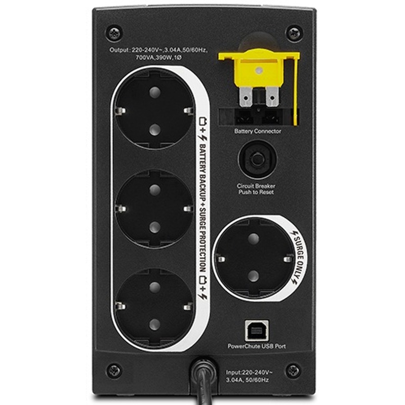 UPS APC Back-UPS 700VA, Schuko Sockets - PC Garage