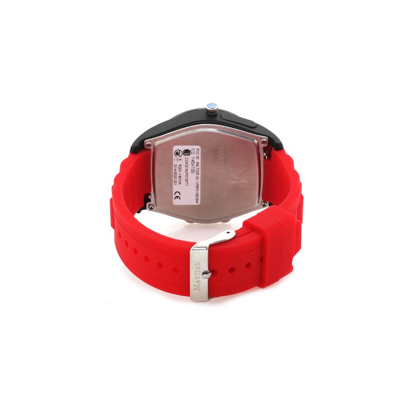 SmartWatch Martian Notifier, curea silicon Red - PC Garage