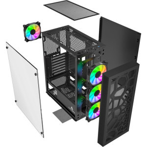 PC Gaming ZMEU Legendar Ultra, AMD Ryzen 5 5600 3.5GHz, 16GB DDR4, 1TB SSD, RX 6600 8GB GDDR6 ...