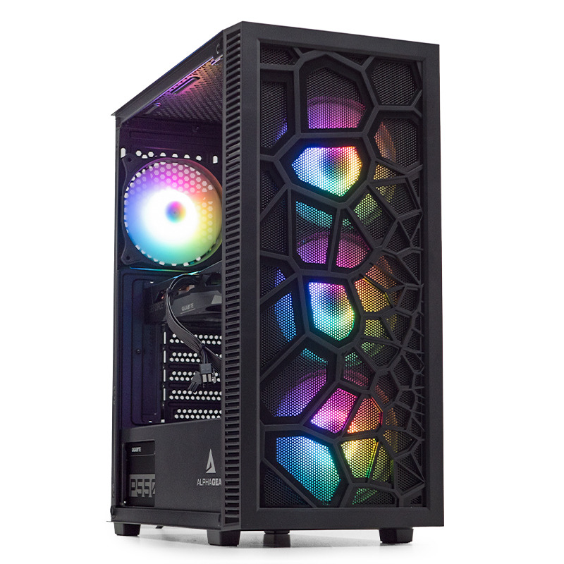 PC Gaming ZMEU Legendar Powered by GIGABYTE, AMD Ryzen 5 5600 3.5GHz, 16GB DDR4, 1TB SSD, RX ...