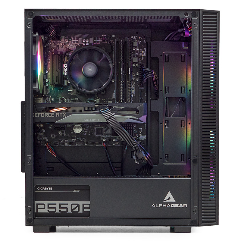 PC Gaming ZMEU Legendar Powered by GIGABYTE, AMD Ryzen 5 5600 3.5GHz, 16GB DDR4, 1TB SSD, RX ...