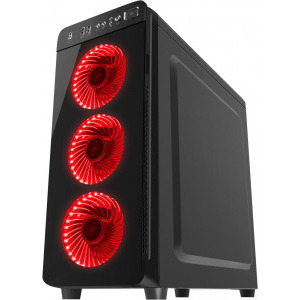 Carcasa Genesis Irid 300 Red - PC Garage