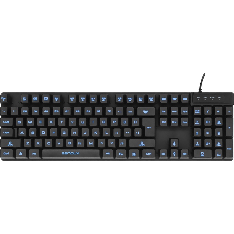 Tastatura Serioux SRXK-KBL-003 Radiant Black - PC Garage