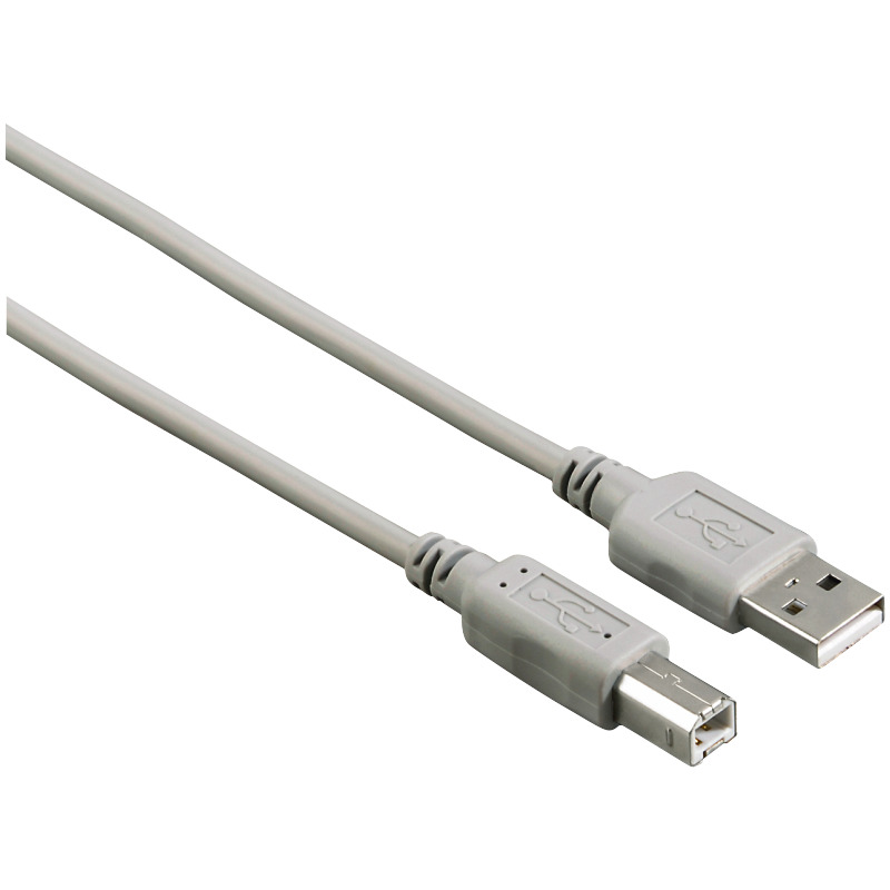 Cablu periferice Hama USB tip A 2.0 Male la USB tip B 2.0 Male, 3 m ...