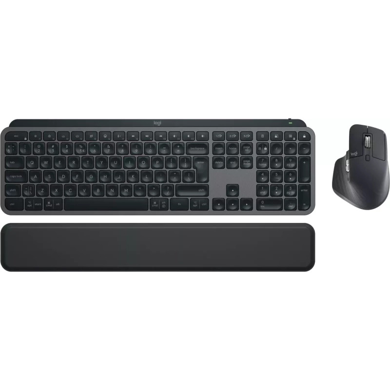 Kit periferice Logitech MX Keys S Combo Wireless/Bluetooth, Graphite ...