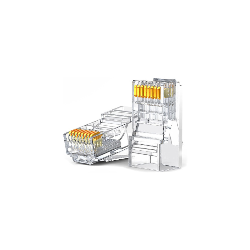 Accesoriu retea Ugreen Mufa RJ45 pentru cablu UTP CAT6 100 buc - PC Garage